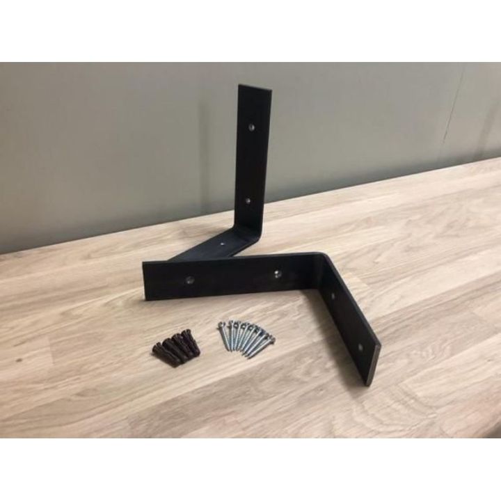 SIKU L BRACKET BESI AMBALAN RAK DINDING SIKU PENGUAT MEJA | Lazada ...