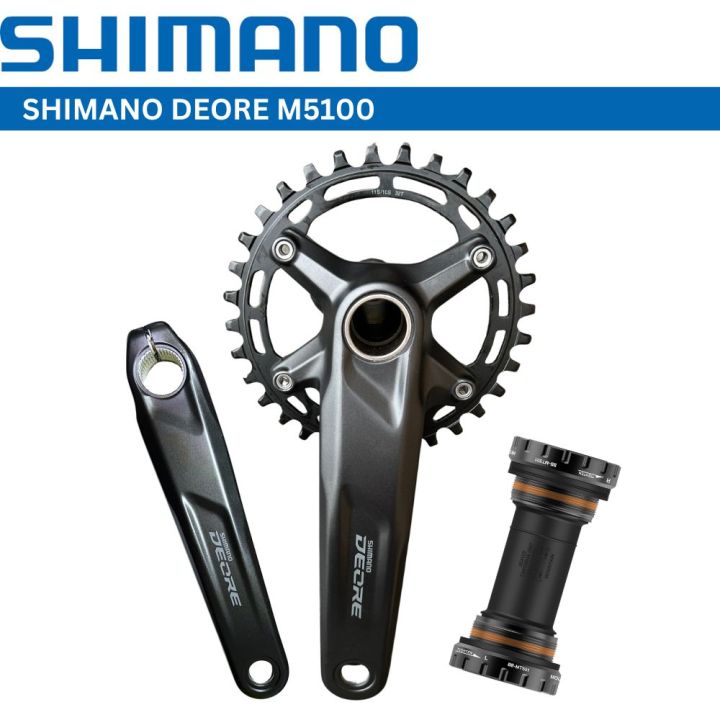 SHIMANO DEORE M5100 CRANK SET - 1x11 and 2x11 SPEED | Lazada PH