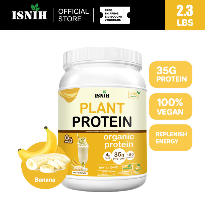 ISNIH Organic Plant Protein Powder Muscle Growth Supplement Promotes ...