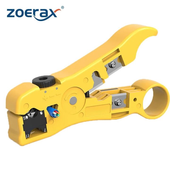 ZoeRax Wire Stripper Universal Cable Cutter Stripping Tool for Flat or ...