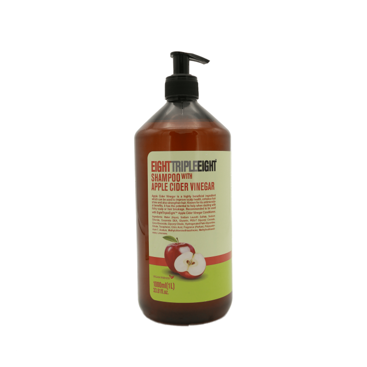 TRIPLE EIGHT Apple Cider Vinegar Shampoo 1L (Random of cap in White ...