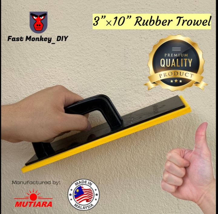 3 x10 Mutiara Rubber Trowel Plastering Tool Sponge Float Cement Trowel Lazada