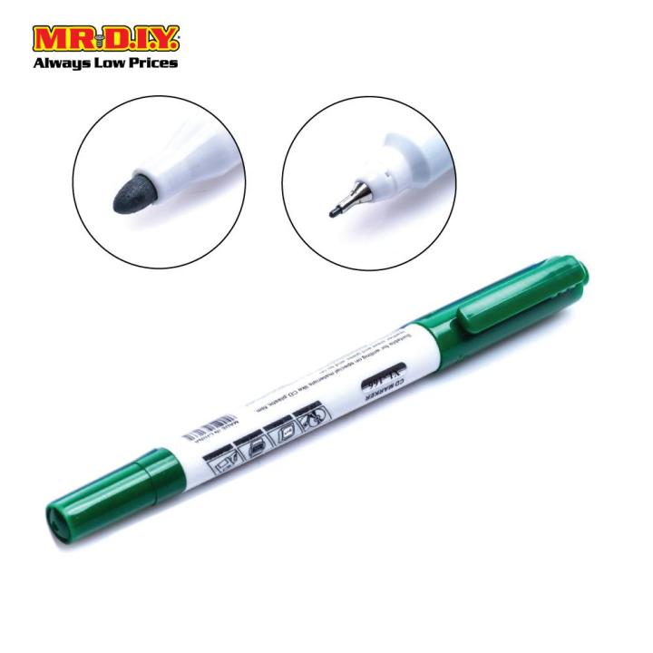 XINLU Multi-Colour Dual Tip CD DVD Permanent Marker (4pcs) | Lazada