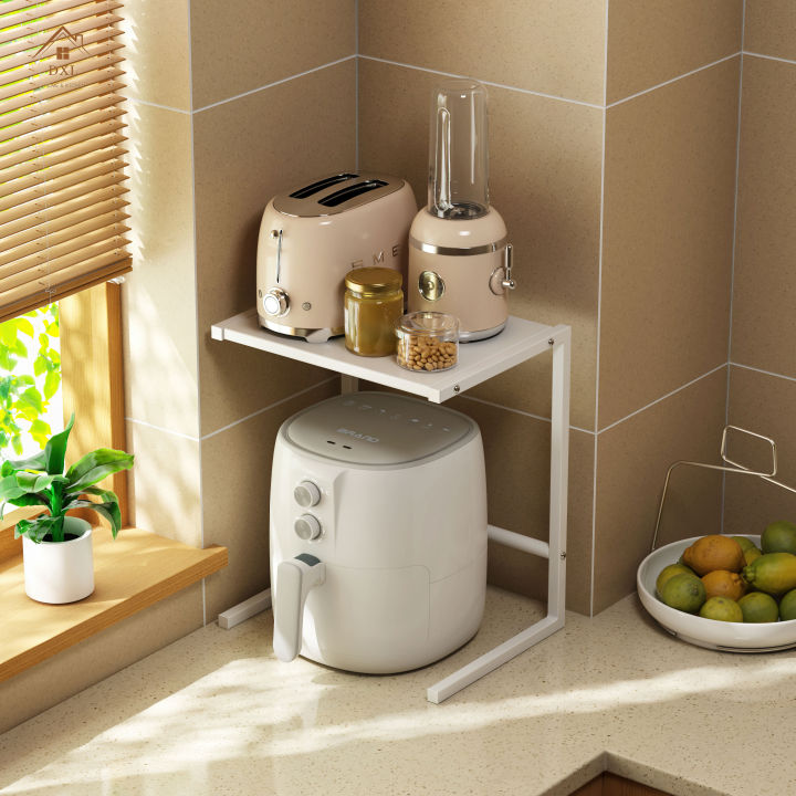 DXL Rice Cooker Shelf Kitchen Air Fryer Storage Rack Bracket Microwave ...
