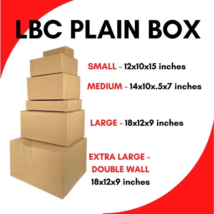 RE LBC Express Size Shipping Box Packaging Box Corrugated Box | Lazada PH
