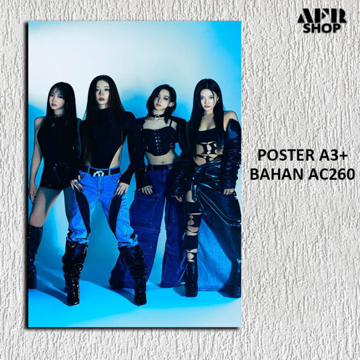 POSTER KPOP AESPA | POSTER TEMA GIRL BAND | KPOP AESPA TERBARU UKURAN ...