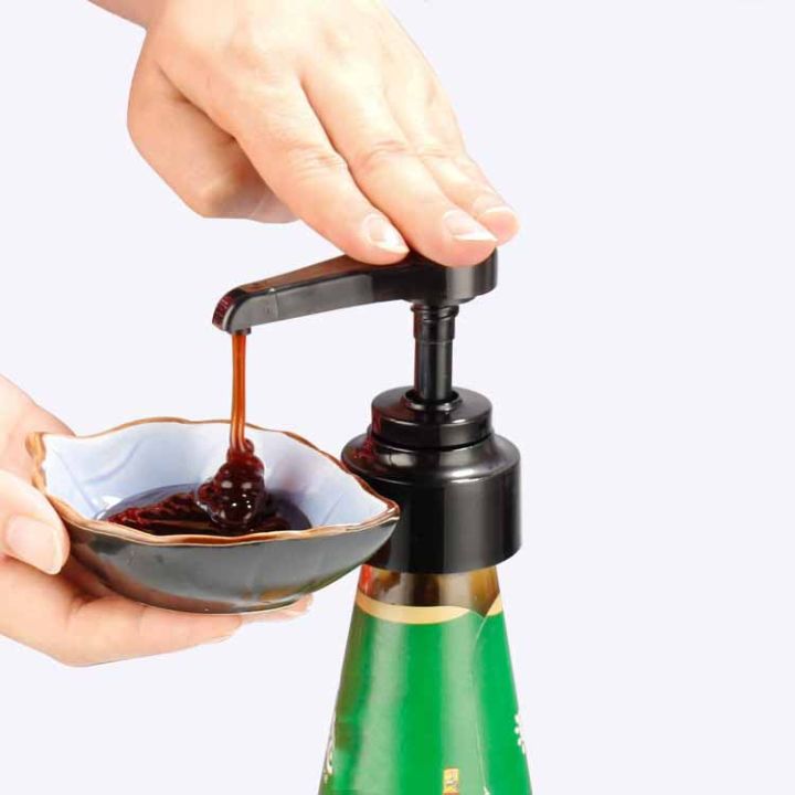 Food Plastic Sauce Pump for Ketchup/Chocolate, Coffee Syrup Dispenser Pump for bottle, Syrup ...
