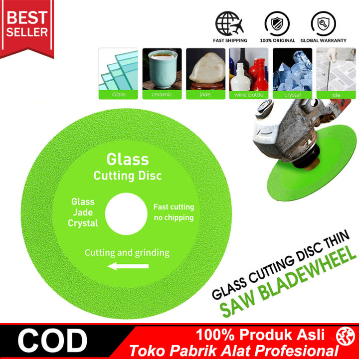 Mata Gerinda Cakram Pemotong Kaca Glass Cutting Disk 100mm untuk Hasil ...