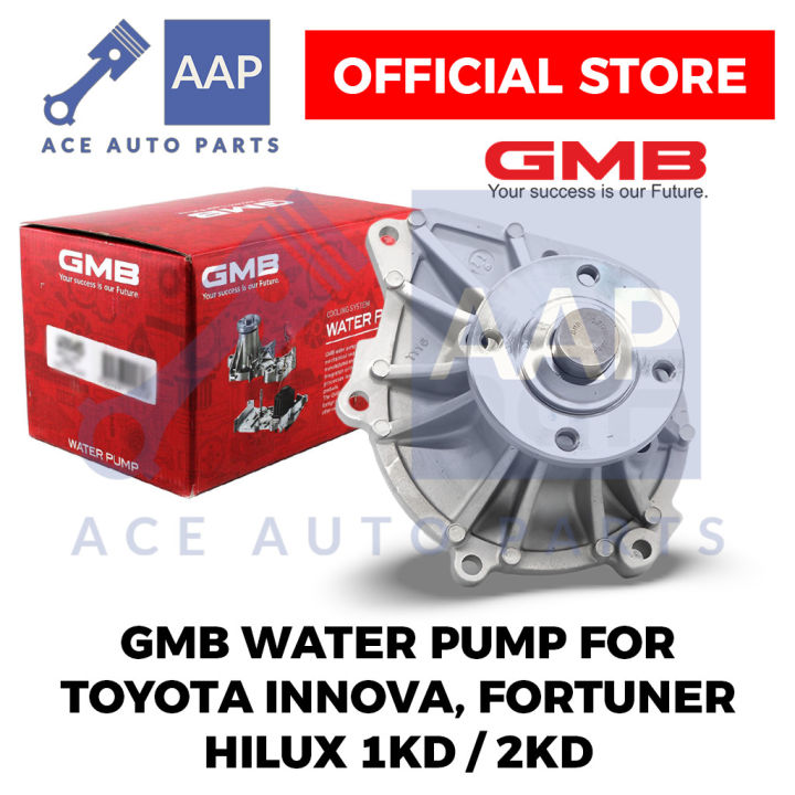 GMB Water Pump for Toyota Innova, Fortuner, Hilux 1KD/2KD | Lazada PH