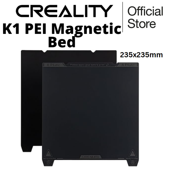 Creality K1 Smooth PEI Build Plate Kit, Flexible Spring Steel Platform with Smooth PEI Surface ...
