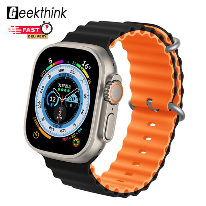 GEEKTHINK Ocean strap For Apple watch 9 8 7 Ultra 2 49mm 45mm 44mm 40mm ...