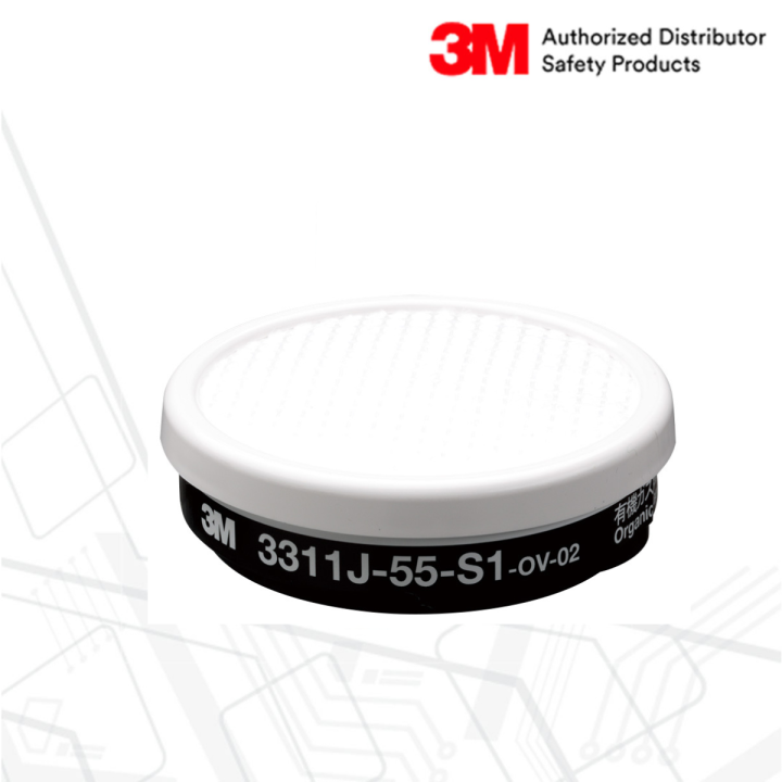 3M™ 3311J-55 ตลับกรองสารเคมีป้องกันไอระเหยสารตัวทำละลาย | Lazada.co.th