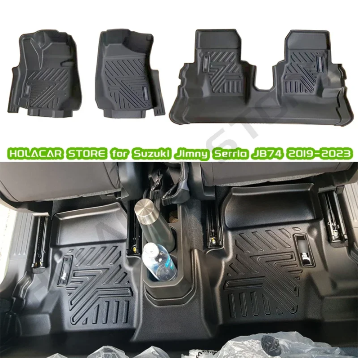 【new】 Car Floor Mats 5D TPE LHD AT MT Model Carpet Cover Foot Pads for ...