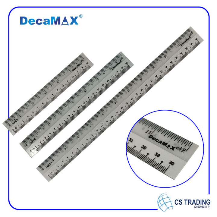 Decamax Flexible Plastic Ruler Pembaris Plastik 软尺 15cm / 20cm / 30cm | Lazada