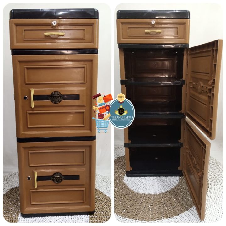 LEMARI PLASTIK NAPOLLY NEA 144 AK.1 | LOKER NAPOLLY 3 PINTU | LEMARI 3 ...