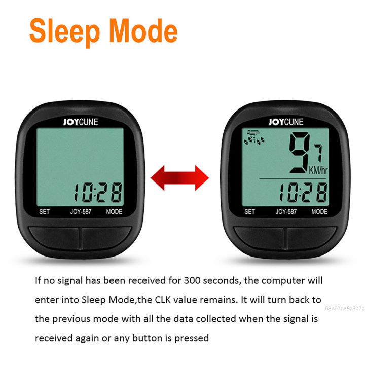 Compact Wired Bike Computer Bicycle Wired Code Meter Speed Odometer for ...