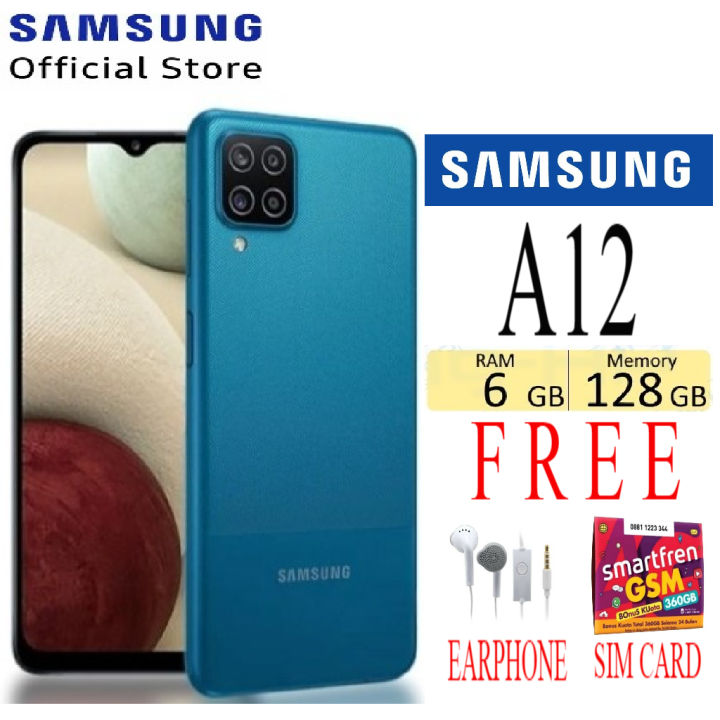 SAMSUNG GALAXY A12 RAM 4/128 Gb & 6/128 Gb Fullshet - Free Sim Card ...