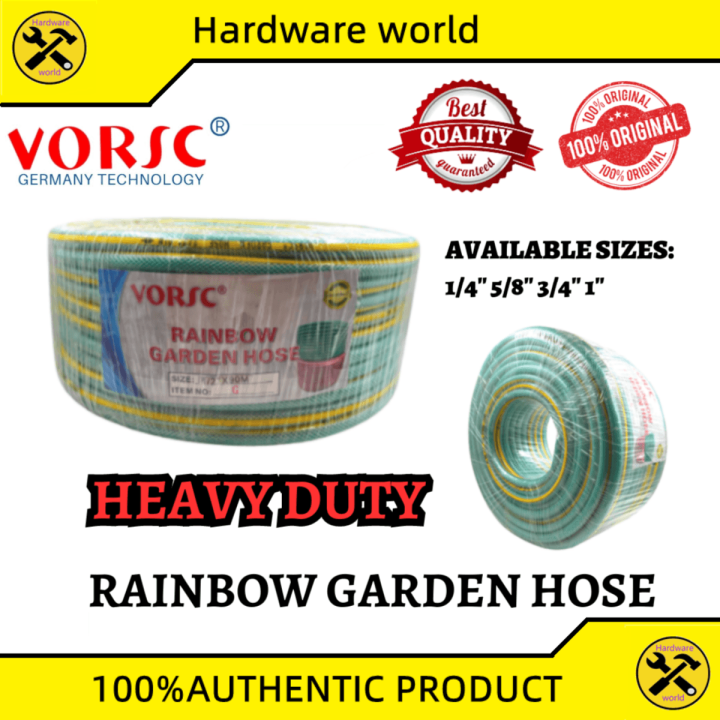 Armstrong Heavy Duty Garden Hose Braided High Pressure PVC Water Hose 1 ...