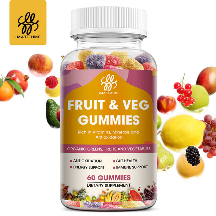 iMATCHME Complex Vitamin Gummies VC.VB .VE.B6.B12 Multi-vitamin Complex ...