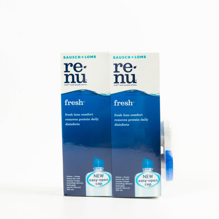 Renu Multiplus 120ML X 2 + L/Case (Travel Pack) | Lazada