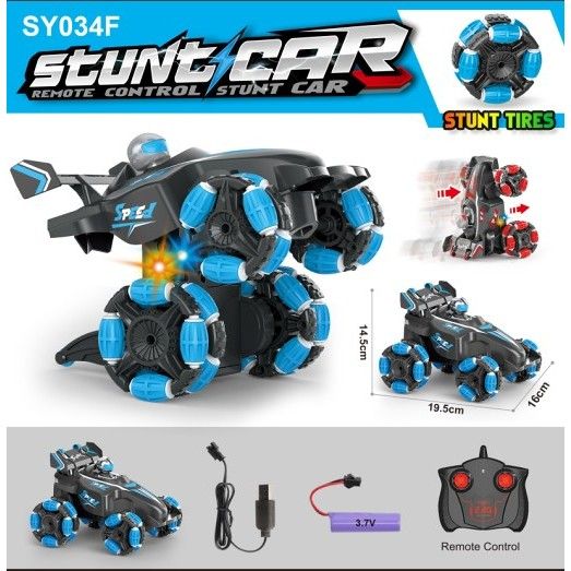 Mainan Mobil Stunt Car 2.4 G Walking Deform Methods Jeep 360 Turn Tahan ...