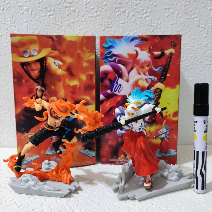 One Piece Ace Vs Yamato Set of 2 Flashback Senkou Zekkei K.O ...