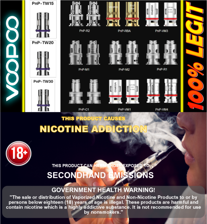 VOOPOO PnP Atomizer Coils TR, VM, TW, TM, R, M | Lazada PH