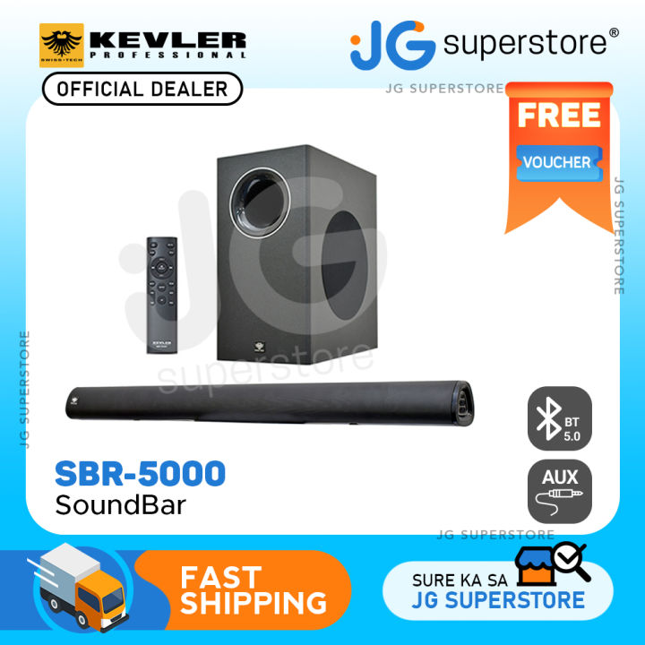 KEVLER SBR-5000 2.1 Channel Soundbar with 6.5" Subwoofer, 500W Max ...