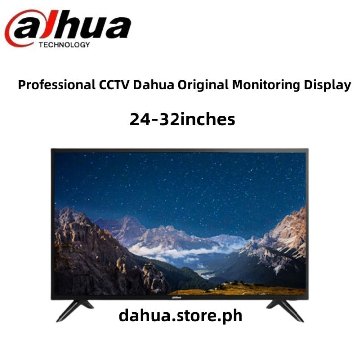 Dahua CCTV dedicated monitor 24/32 inch TV FHD wide angle display ...