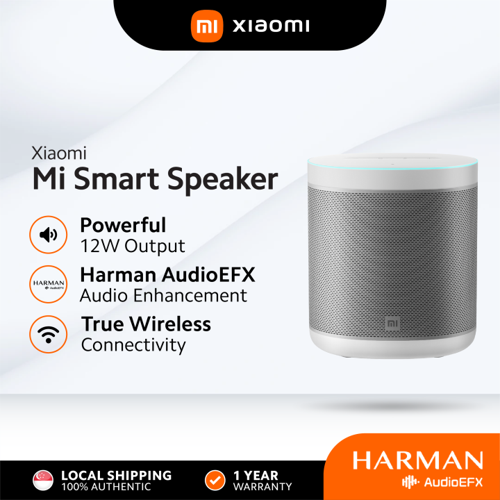 Xiaomi Mi Smart Speaker | Harman Audio EFX | Stereo Pairing | RGB Light ...