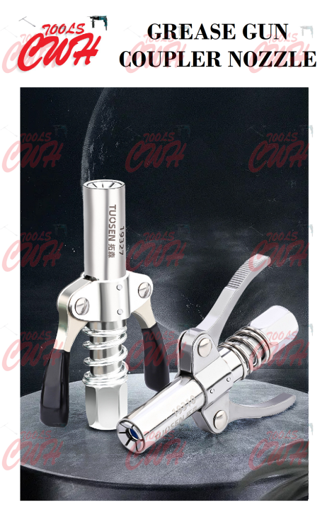 GREASE GUN COUPLER GREASE NOZZLE OILER OIL LUBRICANT INJECTION SYRINGE ...