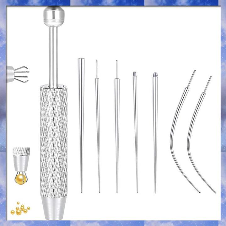 Supernew-Flat Back Earrings Applicator Piercing Taper Ball Grabber Tool ...
