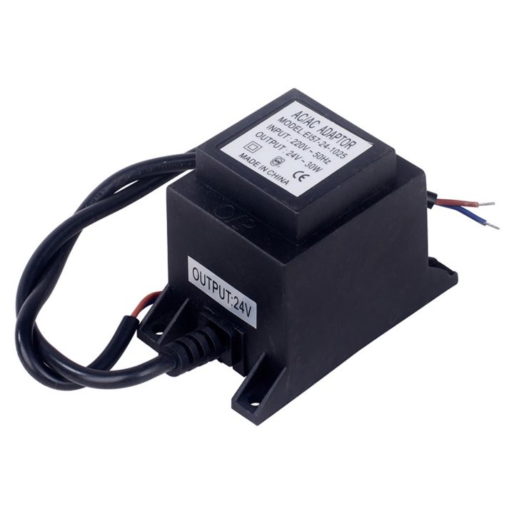 24V AC/AC Power Transformer 5-80W Cable 0.3m Epoxy Resin For 24V Pumps ...