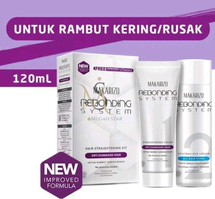 MAKARIZO Rebonding System Hair Straightening Kit Original | Lazada ...
