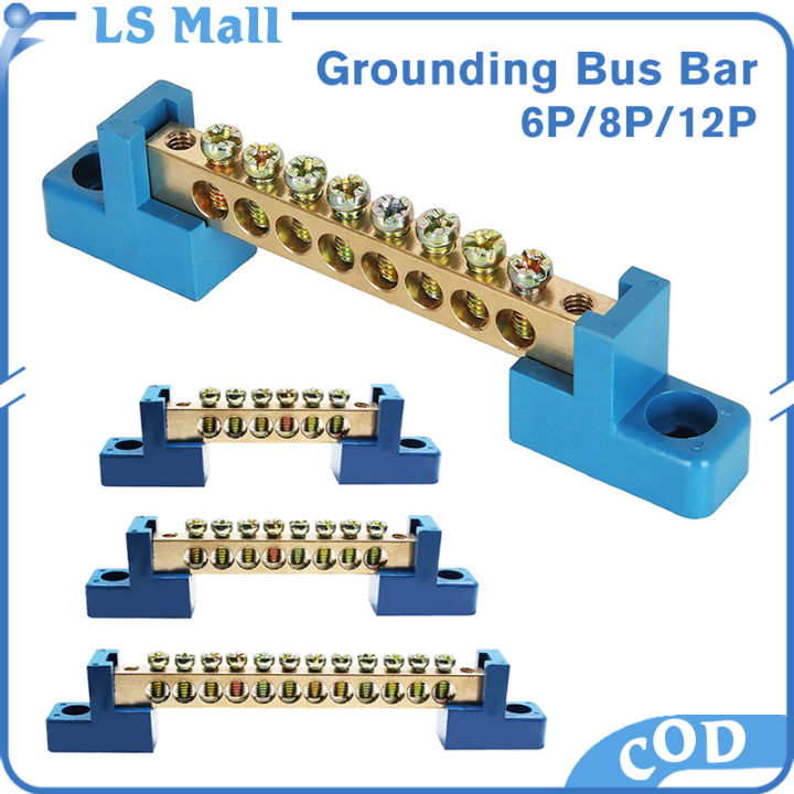 Terminal Bus Bar Terminal Brass Wire Screw Terminal 6/8/12 Hole ... Terminal Bus Bar Terminal Brass Wire Screw Terminal 6/8/12 Hole ...