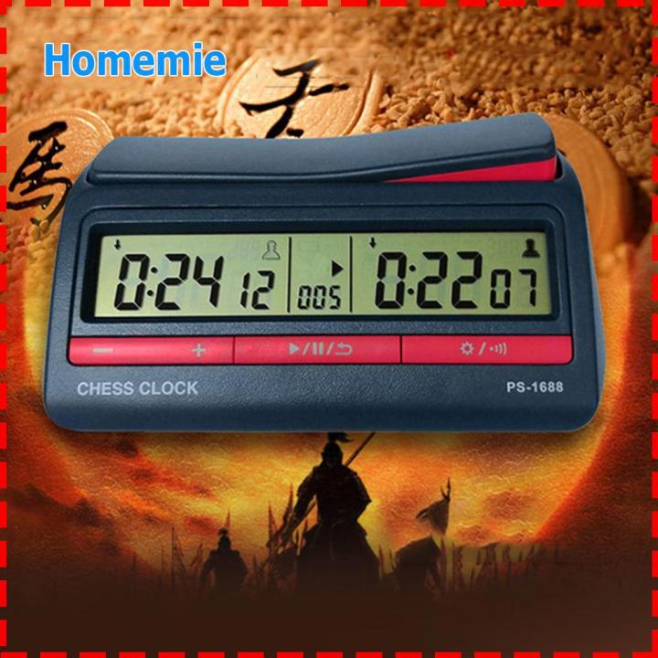 Board Game Stopwatch Professional Digital Chess Clock Plastic Battery ...
