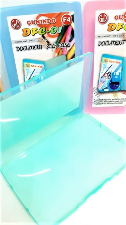 FILE CASE DOKUMEN DFC-001 GUNINDO F4 FOLIO MAP HARD CASE TAS TENTENG ...