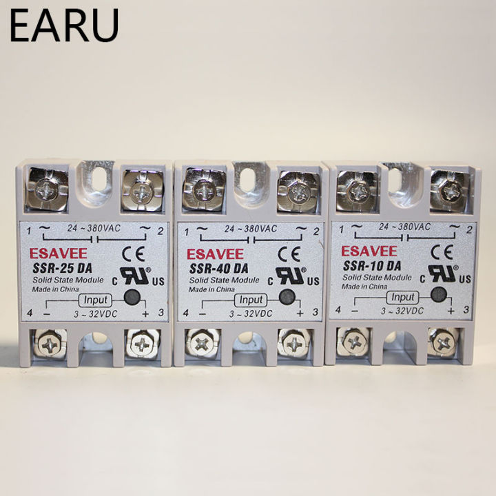 【Fast and Reliable Shipping】 Ssr -10da/25da/ 40da Dc Control Ac Ssr ...