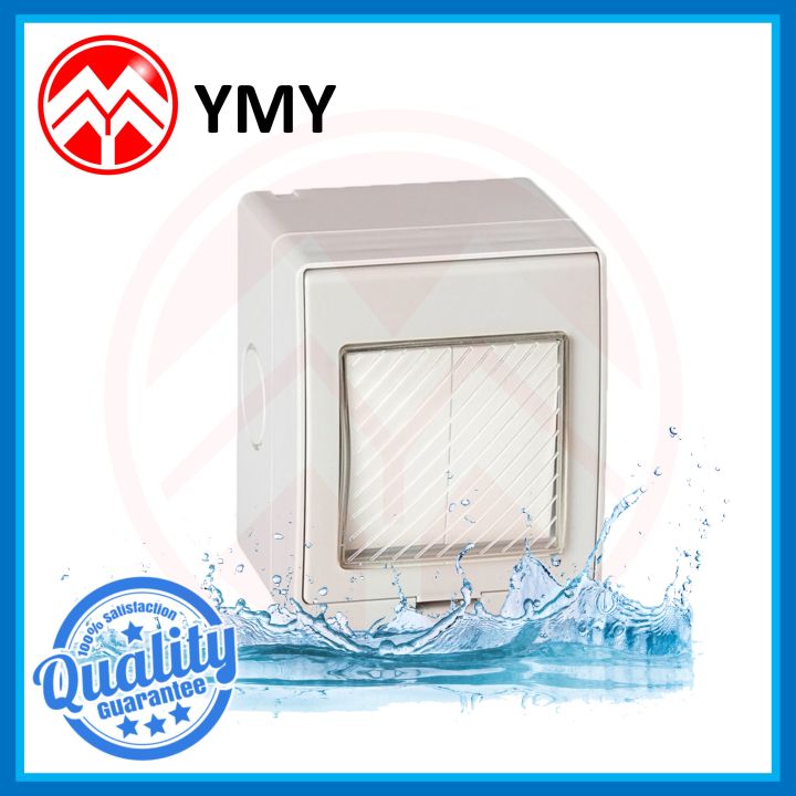 Waterproof Outdoor Electrical 2 Gang 1 Way Switch Wall Mount IP55 Light ...