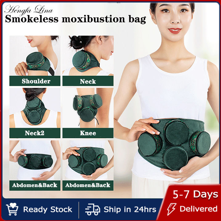 Hengfa Lina Skin-friendly Cotton Smokeless Moxibustion Bag Moxa Burner ...
