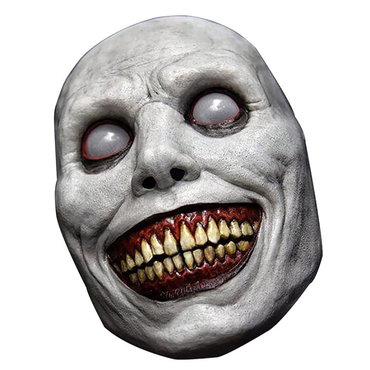 [Sirola] Horror The Exorcist Smiling Face Demon Mask Cosplay Creepy ...