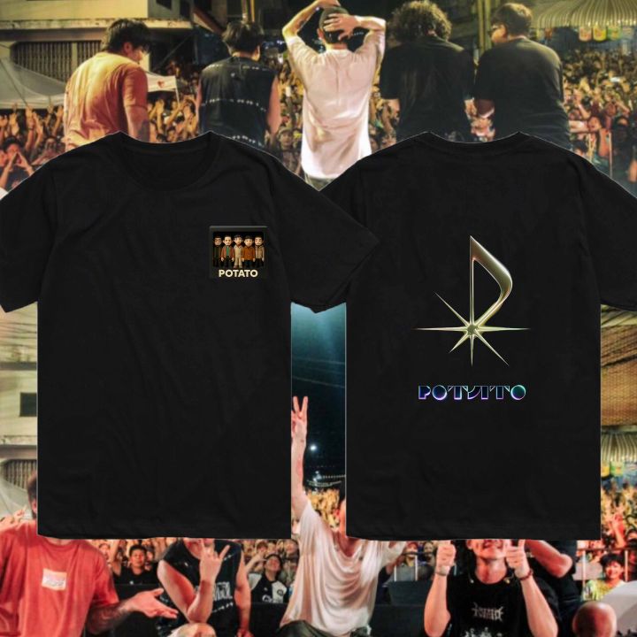 Potato Band Graphic Tee 🎸 Thai Rock Music T-Shirt | Unisex Streetwear ...