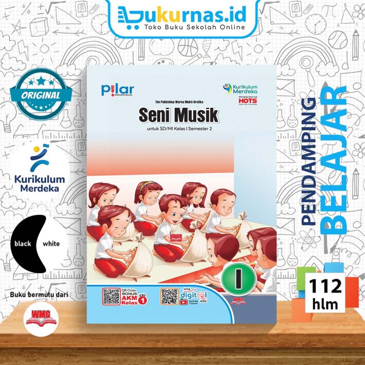 Buku Pendamping Belajar (PILAR) Seni Musik SD/MI Kelas 1 Semester 2 - Kurikulum Merdeka | Lazada ...