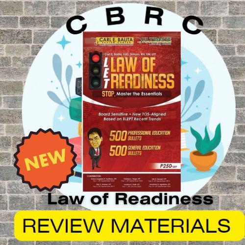 CBRC LET Reviewer 2024 Law of Readiness NEW EDITION | Lazada PH