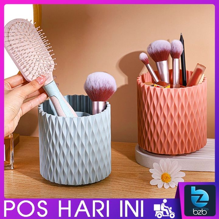 EASY SORTING 💥 360° Rotate Makeup Brushes Holder Multipurpose Cosmetic ...