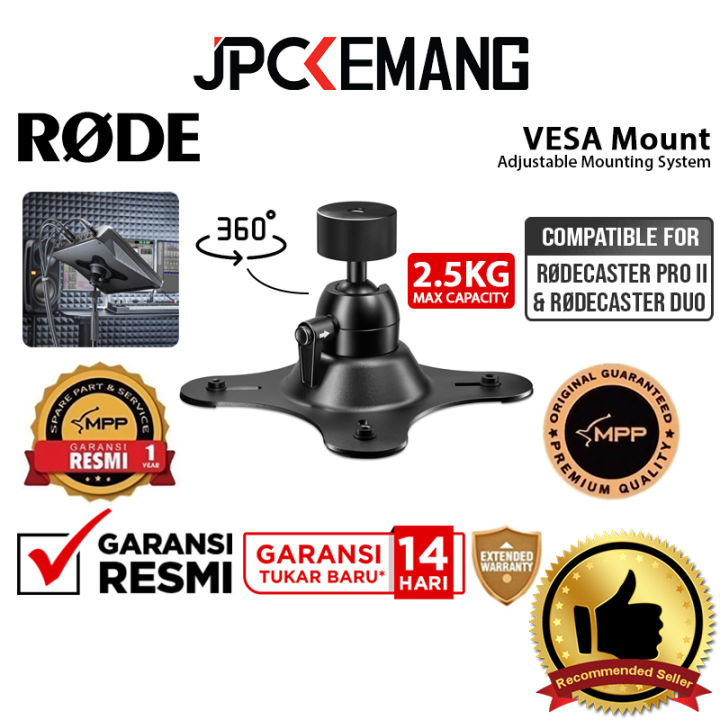 Rode VESA MOUNT Adjustable Mounting System for RODECaster Pro II ...