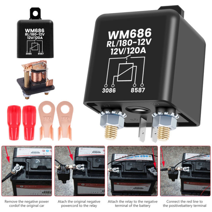 Continuous Duty Relay Relay Switch Relay Switch 12V 120A High Current ...