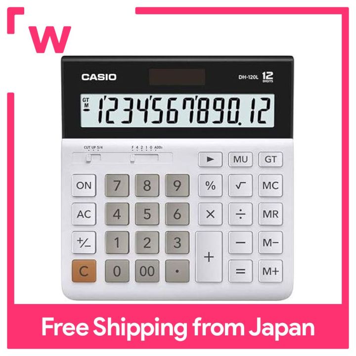 Casio desktop calculator 12-digit desk type DH-120L-N | Lazada PH