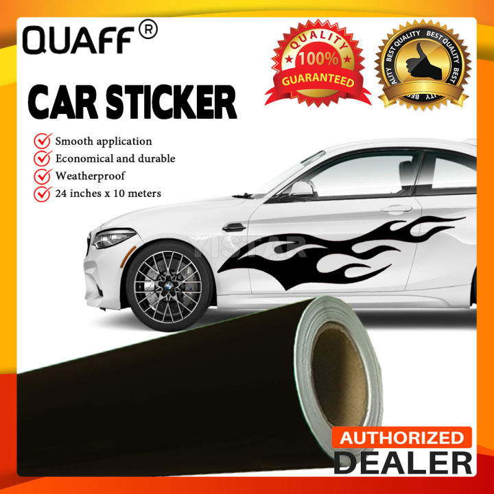 Quaff Car Sticker "Black“ 10 Meter per Roll | Lazada PH