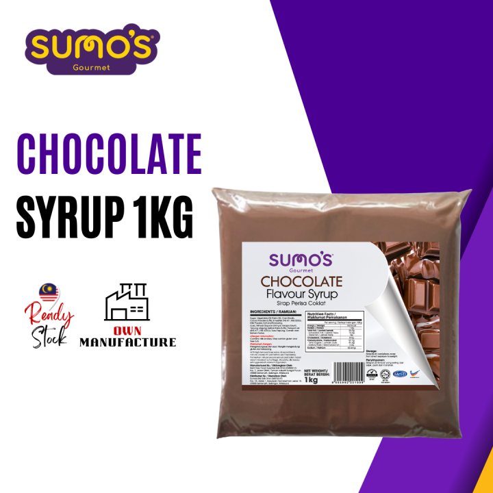 Sumo's Gourmet Chocolate Flavour Syrup 1kg HALAL | Lazada